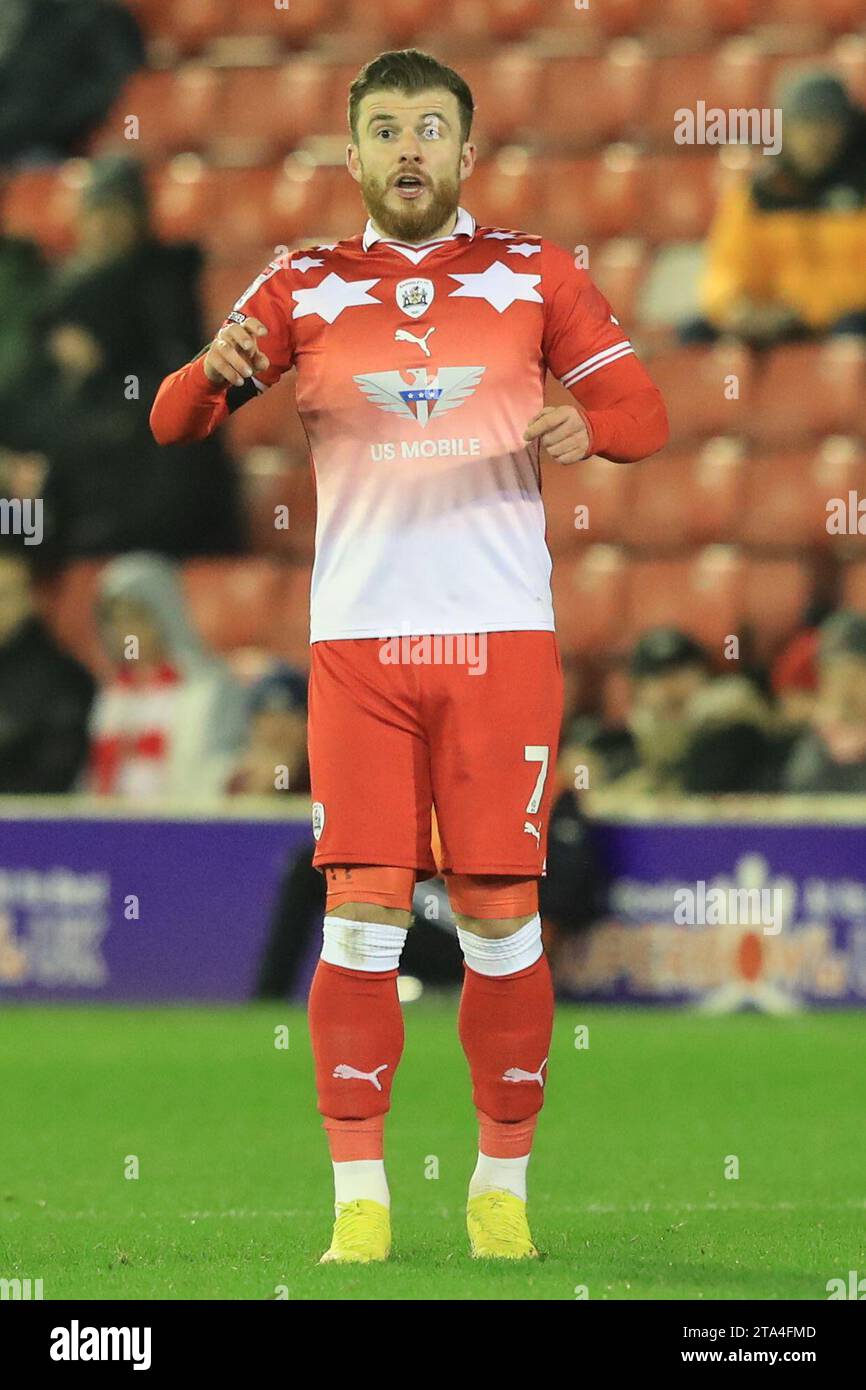 Nicky Cadden #7 of Barnsley during the Sky Bet League 1 match Barnsley ...
