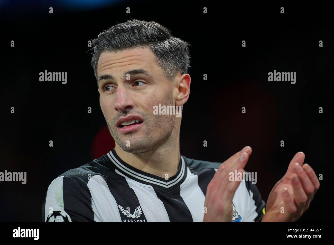 Paris, France. 28th Nov, 2023. Newcastle United defender Fabian Schar ...