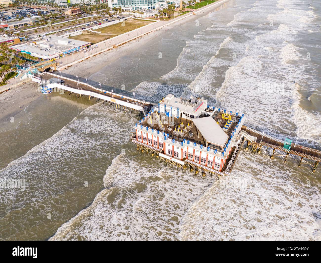 Daytona, FL, USA - November 18, 2023: Aerial photo Daytona Beach Main ...