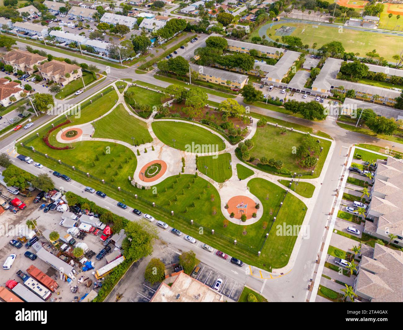 Deerfield Beach, FL, USA - November 20, 2023: Aerial photo Branhilda ...