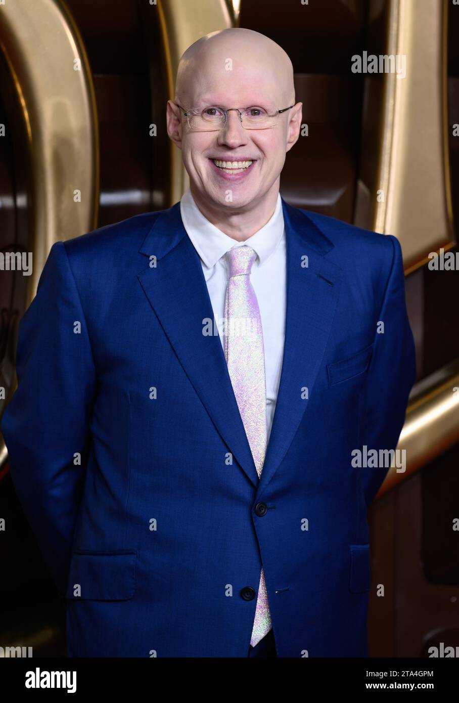 London, UK. November 28th, 2023. Matt Lucas arriving at the Wonka World ...