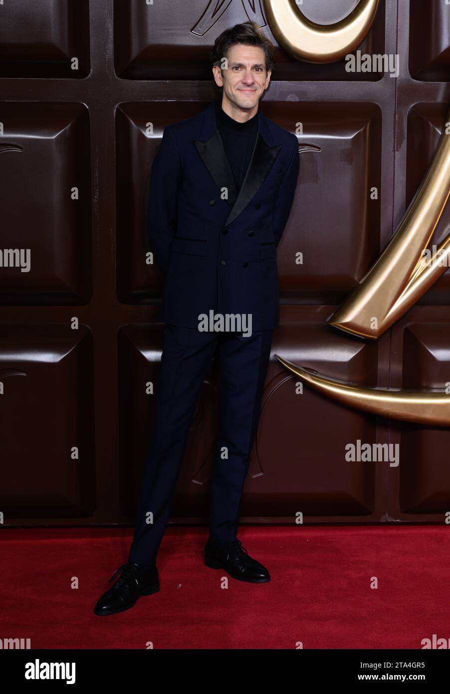 London, UK. November 28th, 2023. Mathew Baynton arriving at the Wonka ...