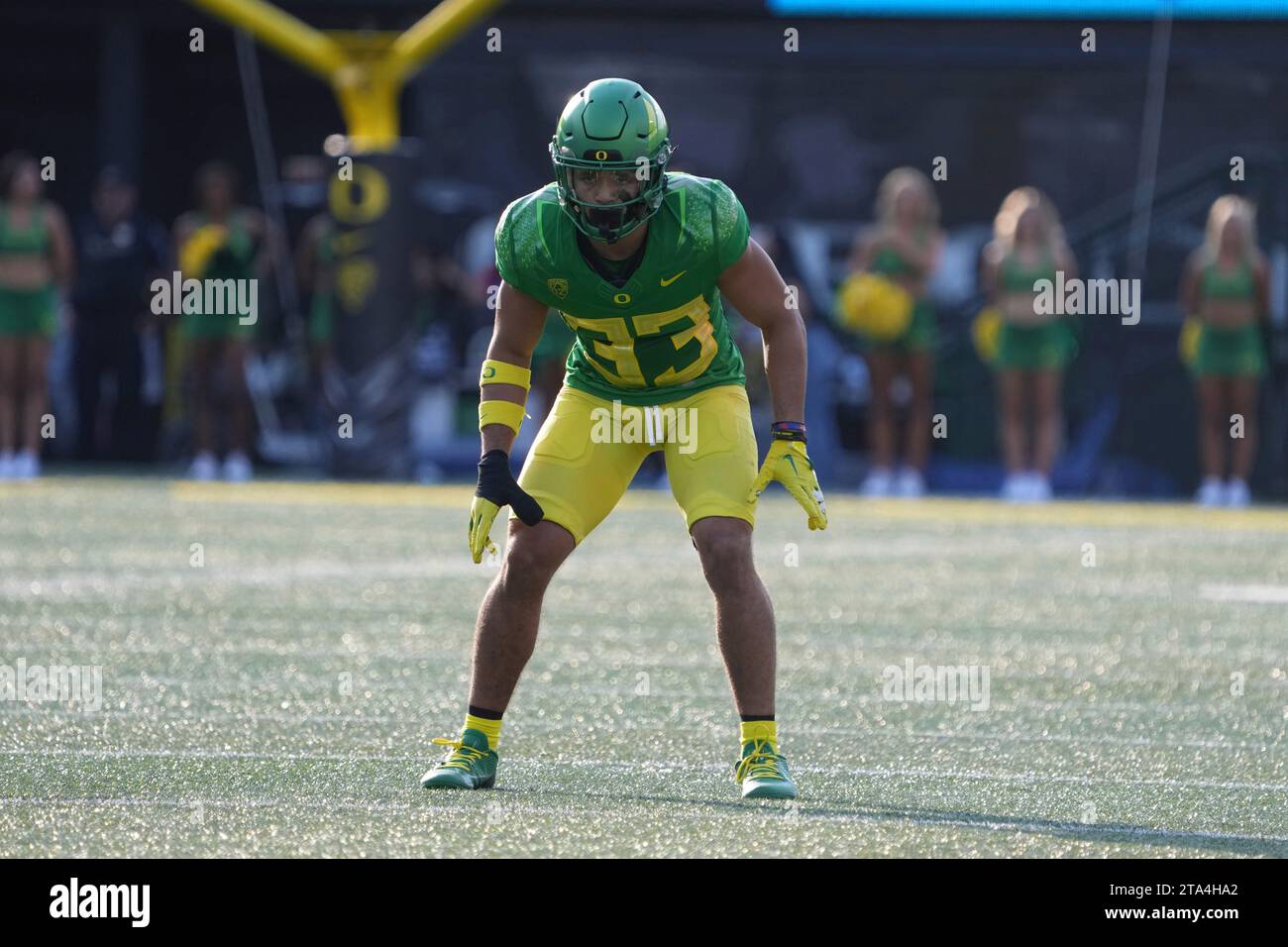 Oregon Ducks defensive back Evan Williams (33) during an NCAA college ...