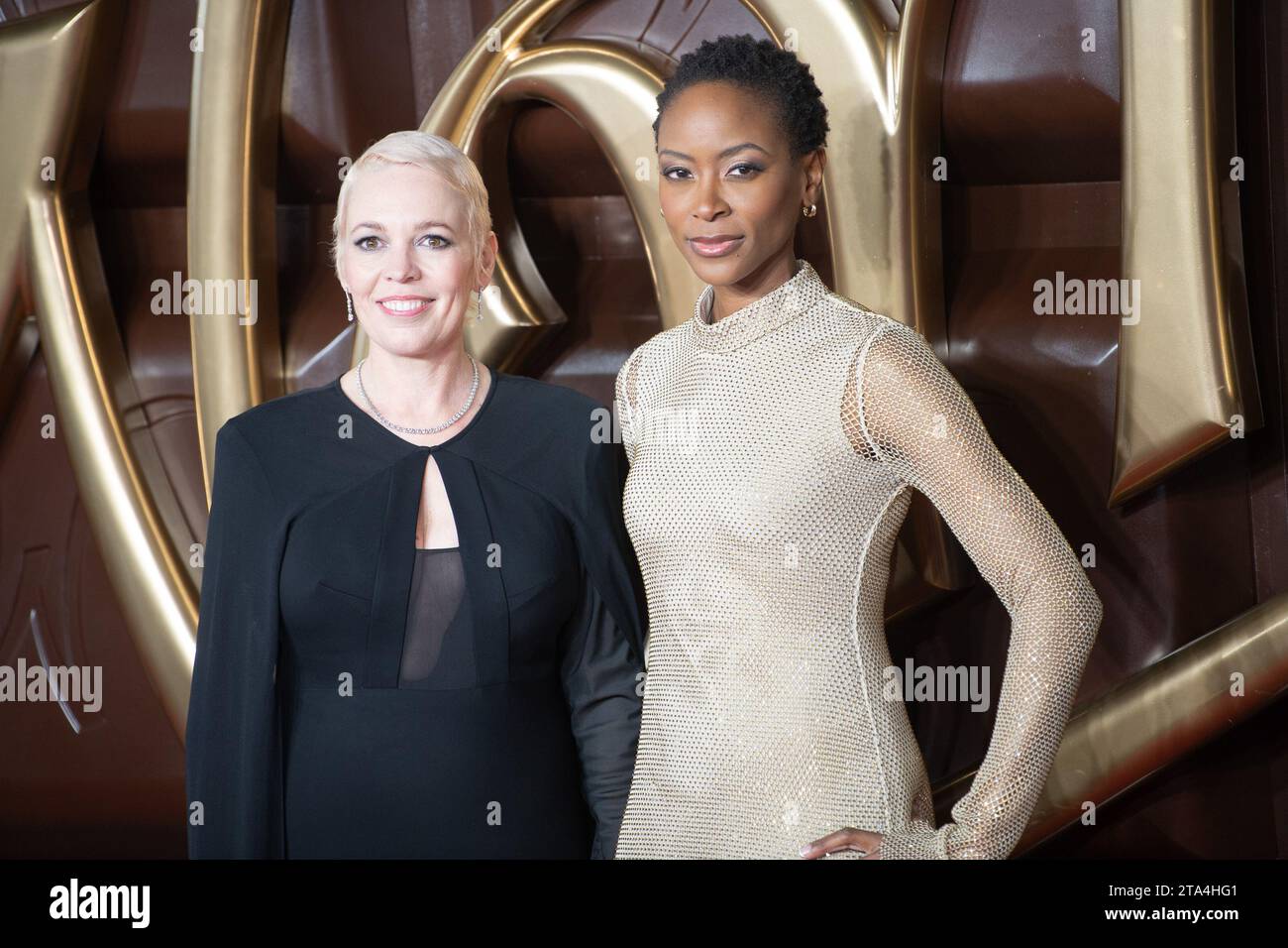 London, UK. 28 Nov, 2023. Pictured: (L-R) - Olivia Colman, Tracy ...