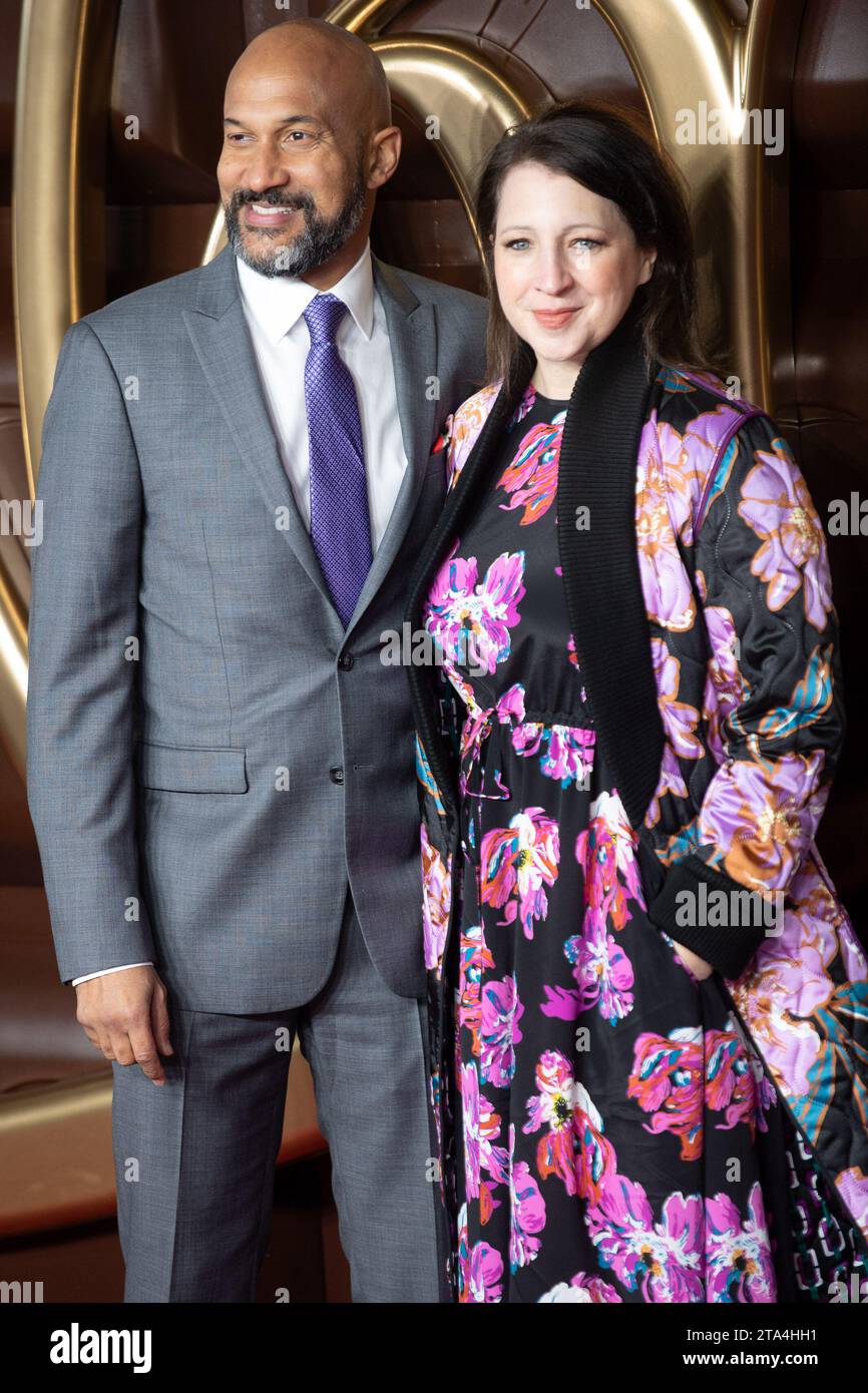 London, UK. 28 Nov, 2023. Pictured: (L-R) - Keegan Michael-Key, Elle ... London, UK. 28 Nov, 2023. Pictured: (L-R) - Keegan Michael-Key, Elle ...