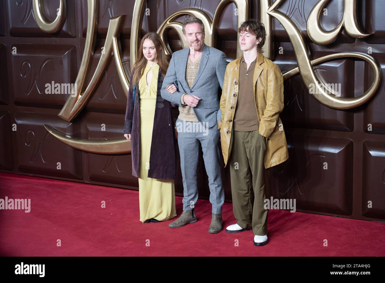 London, UK. 28 Nov, 2023. Pictured: (L-R) - Manon McCrory-Lewis, Damian ...