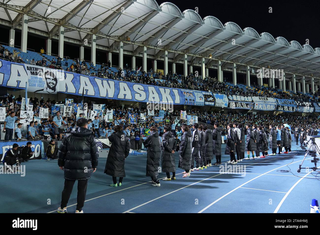 Kawasaki Todoroki Stadium, Kanagawa, Japan. 28th Nov, 2023. Kawasaki ...