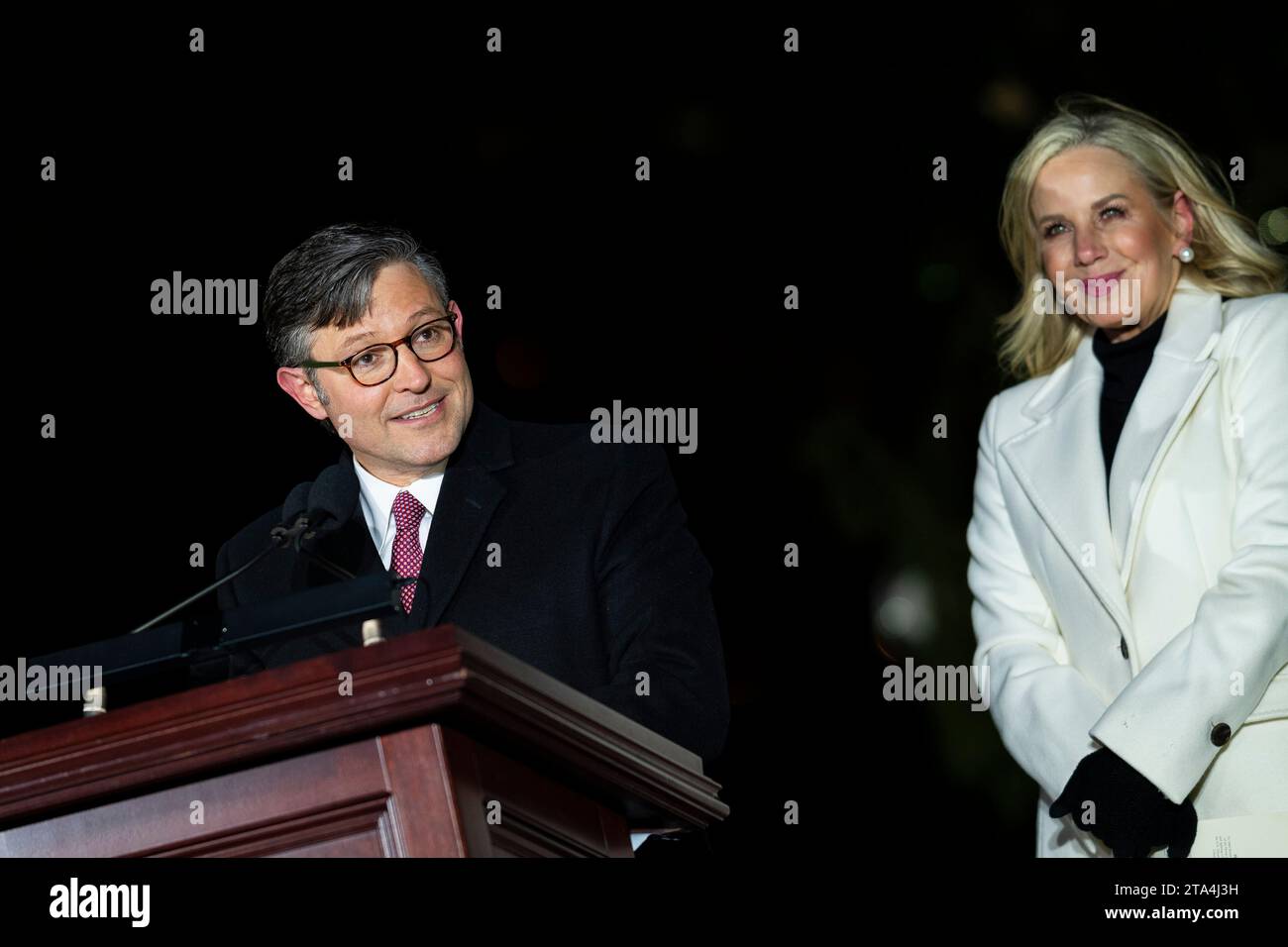 Washington, USA. 28th Nov, 2023. Speaker of the House Mike Johnson (R ...