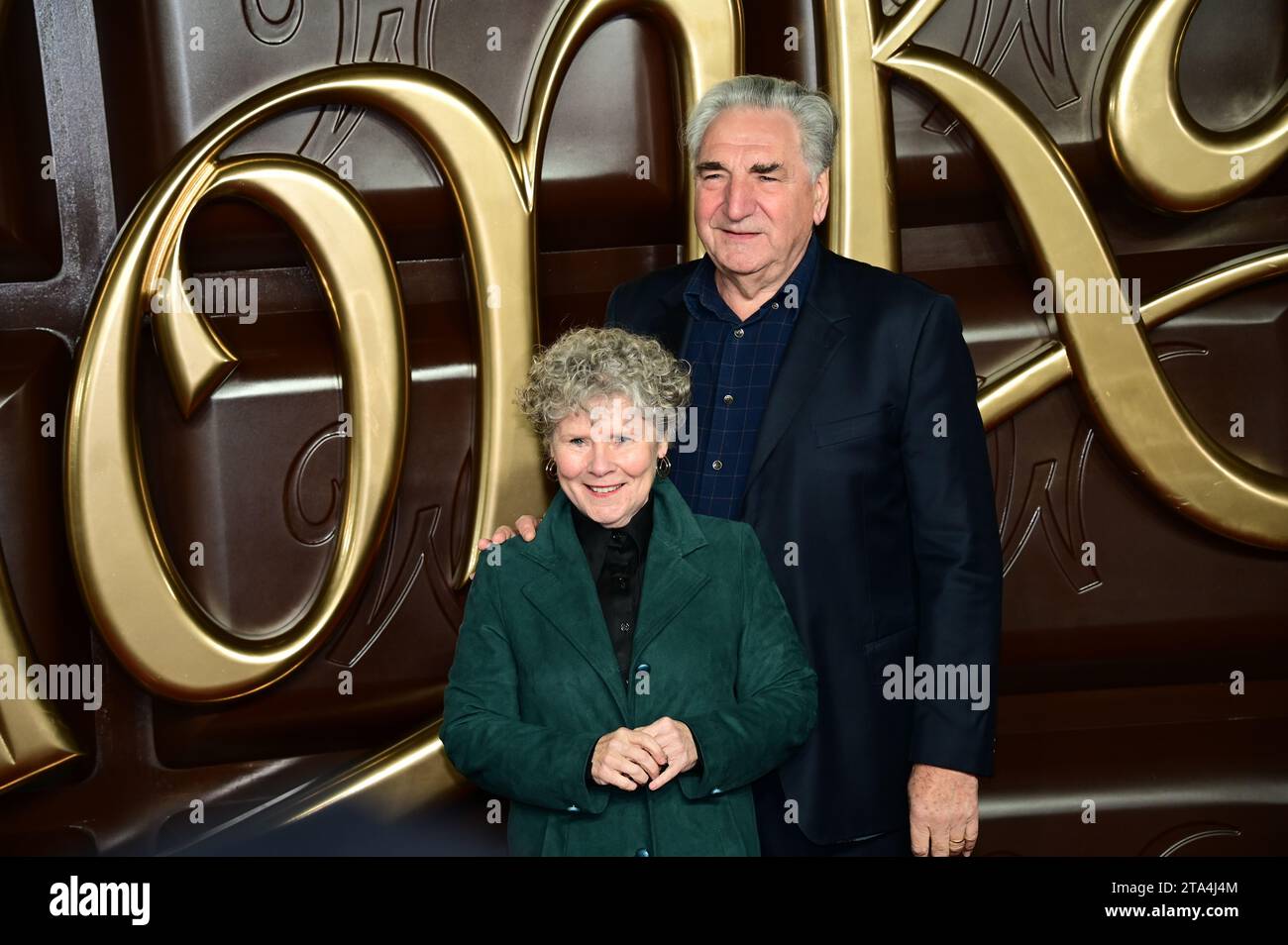 London, UK. 28th Nov, 2023. Imelda Stauntonl, Jim Carter and guest ...