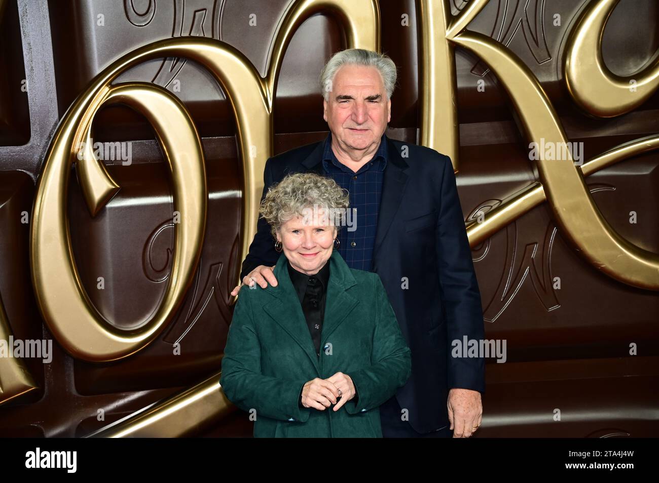 London, UK. 28th Nov, 2023. Imelda Stauntonl, Jim Carter and guest ...