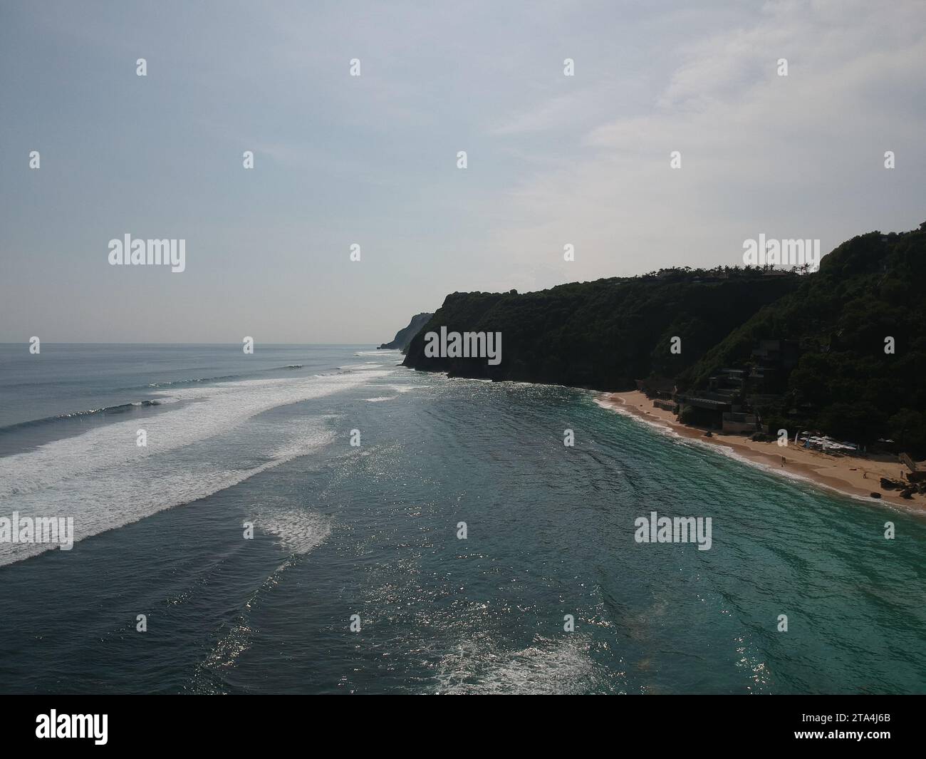 Sea shore visible from above Stock Photo - Alamy