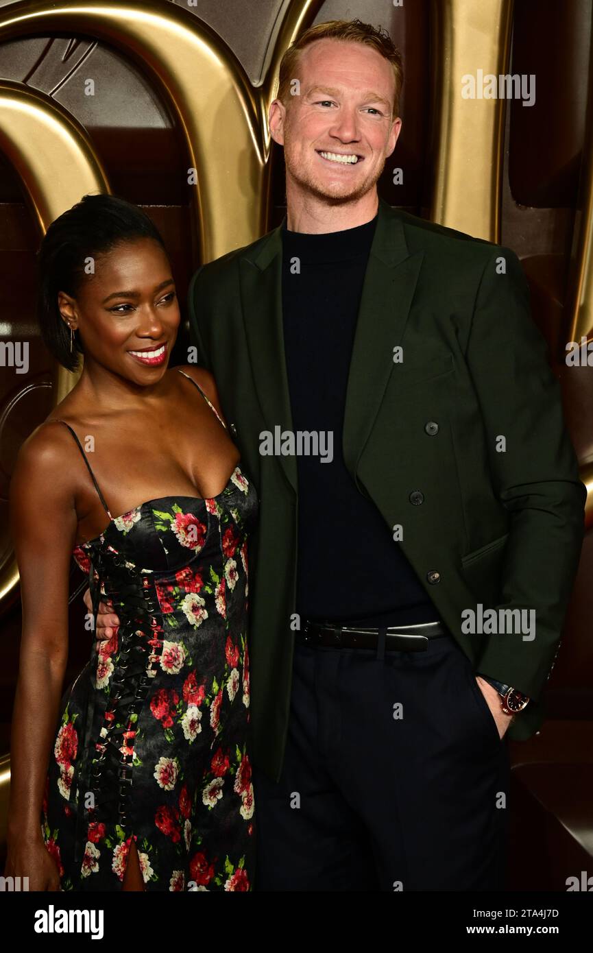 London, UK. 28th Nov, 2023. Greg Rutherford and guest attends the ...