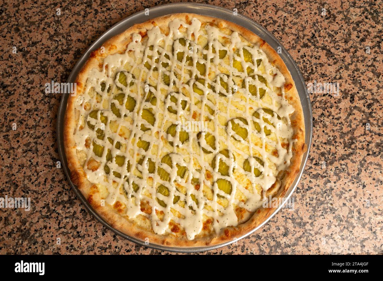 Pickle pizza hi-res stock photography and images - Alamy
