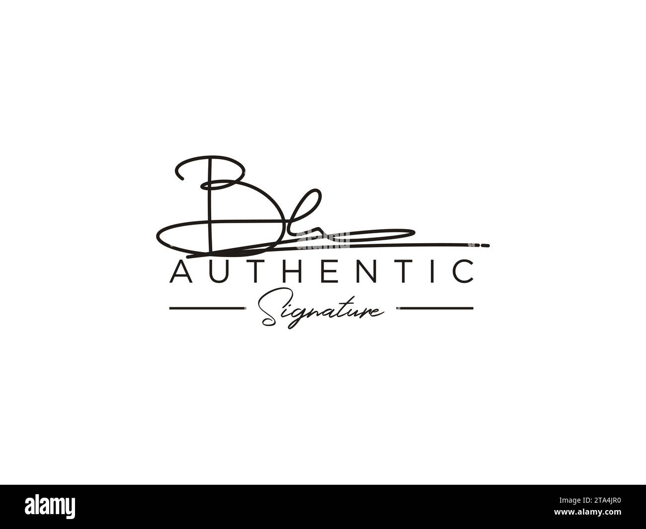 BE Signature Logo Template Vector Stock Vector Image & Art - Alamy