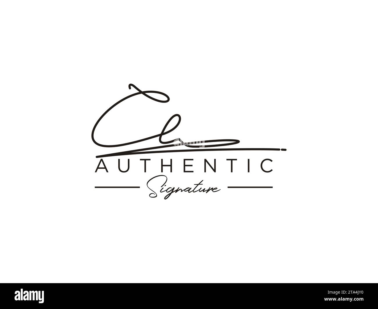 CE Signature Logo Template Vector Stock Vector Image & Art - Alamy