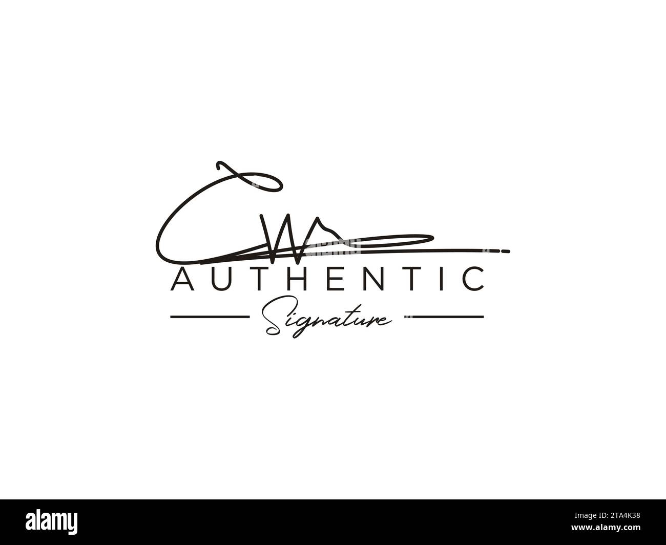 Cw logo vector hi-res stock photography and images - Alamy