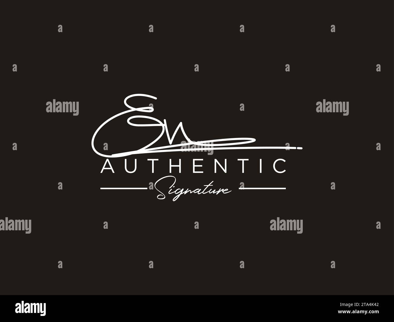 EV Signature Logo Template Vector Stock Vector Image & Art - Alamy