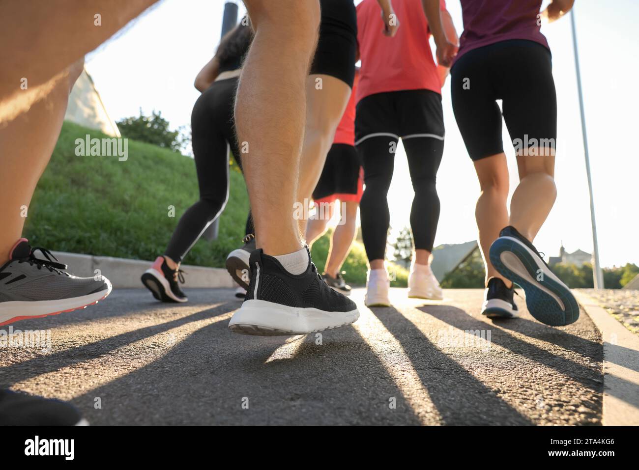 Closeup female legs running on hi-res stock photography and images - Alamy