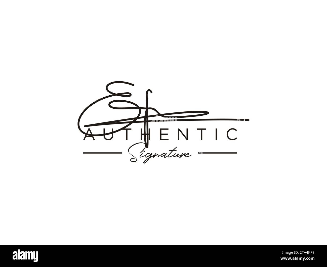 Ef signature hi-res stock photography and images - Alamy