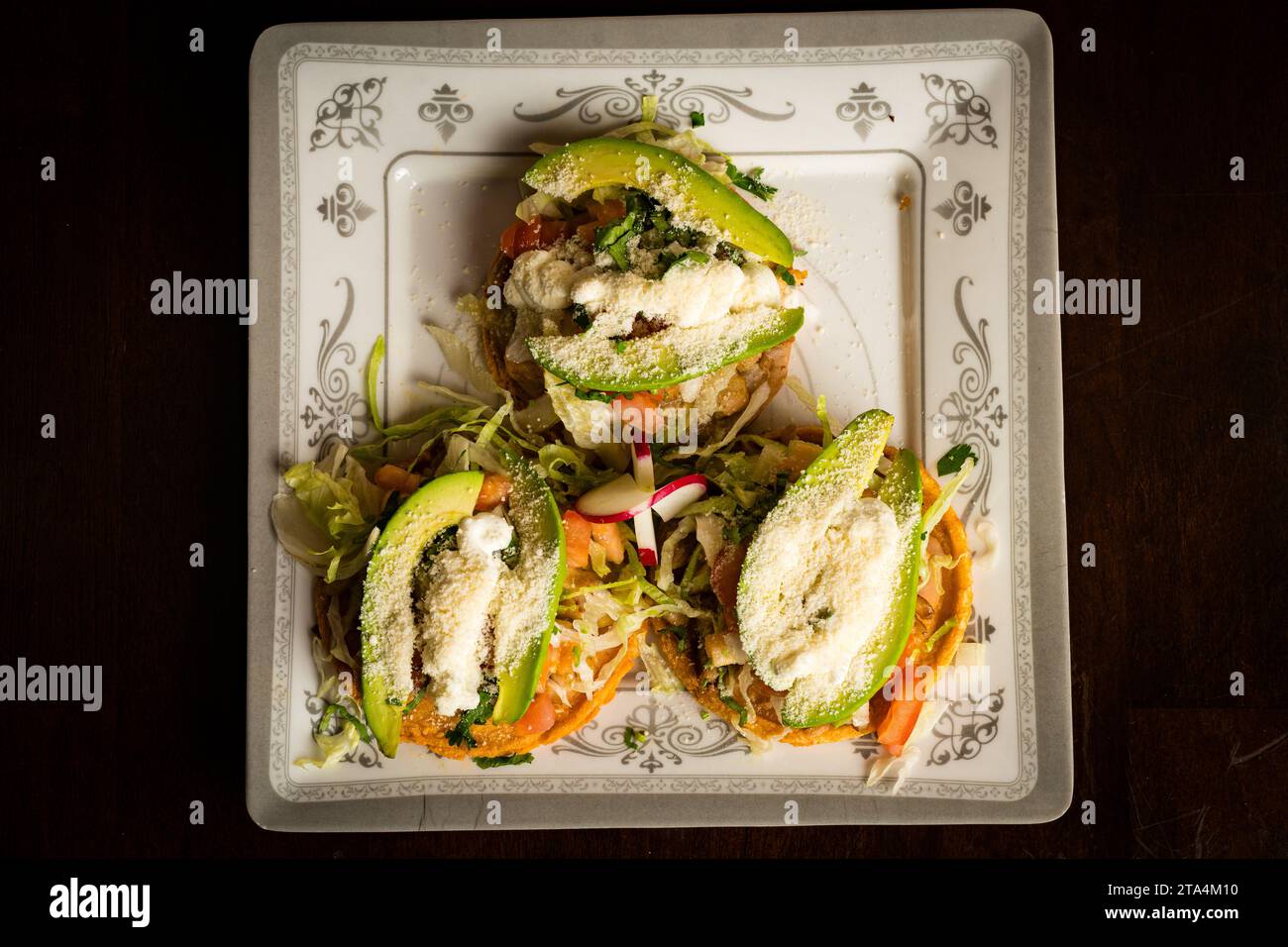 Sopes made with fried masa Stock Photo - Alamy