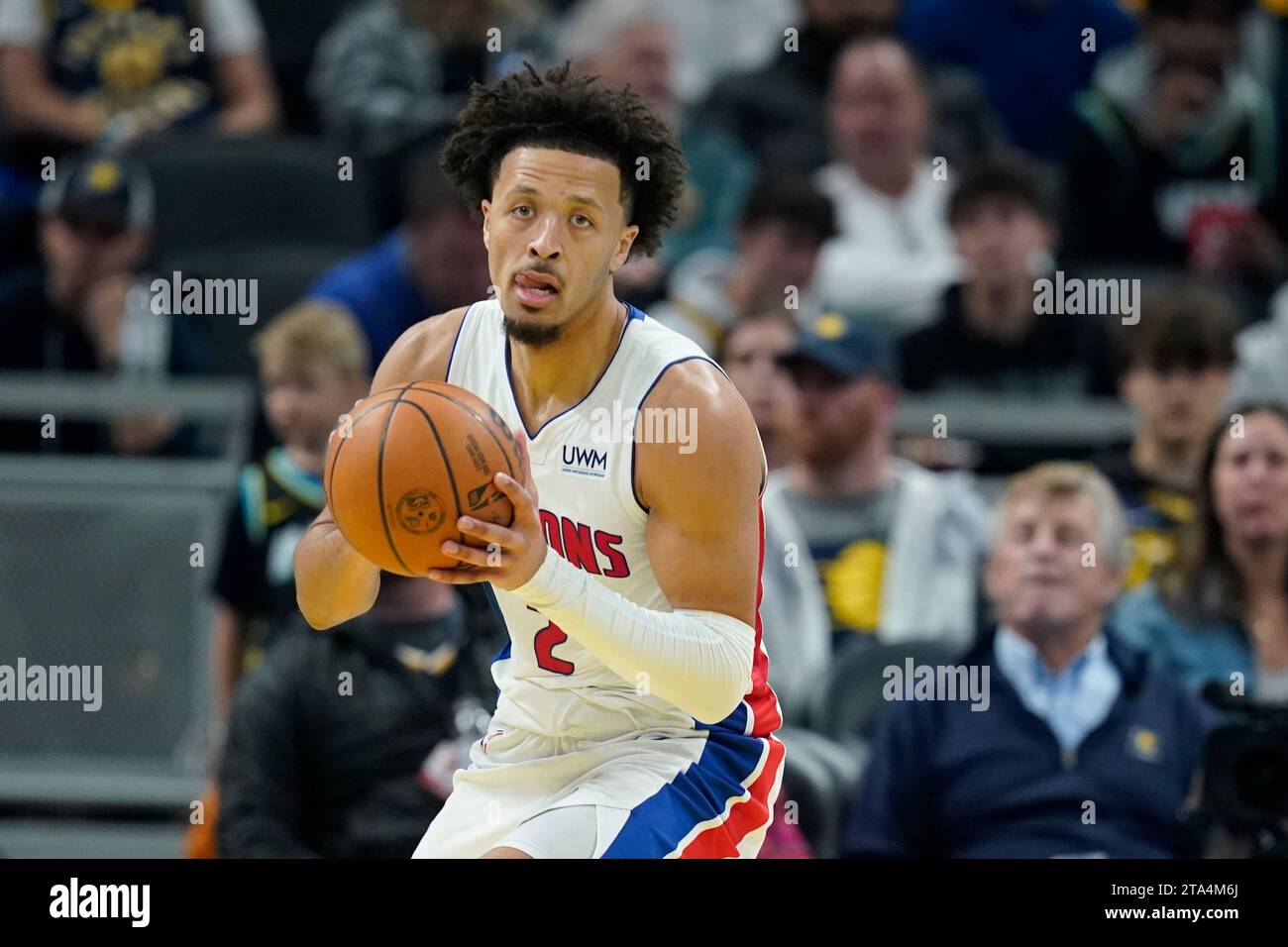 Detroit Pistons' Cade Cunningham in action during the second half on an ...