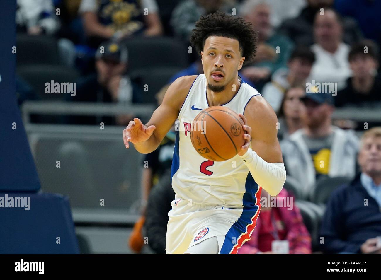 Detroit Pistons' Cade Cunningham in action during the second half on an ...