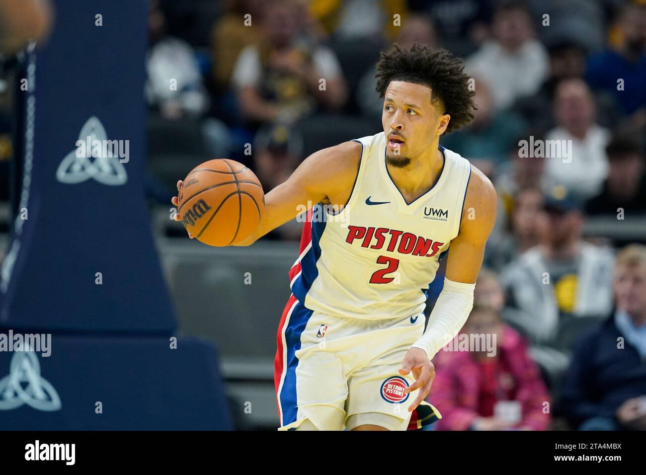 Detroit Pistons' Cade Cunningham in action during the second half on an ...