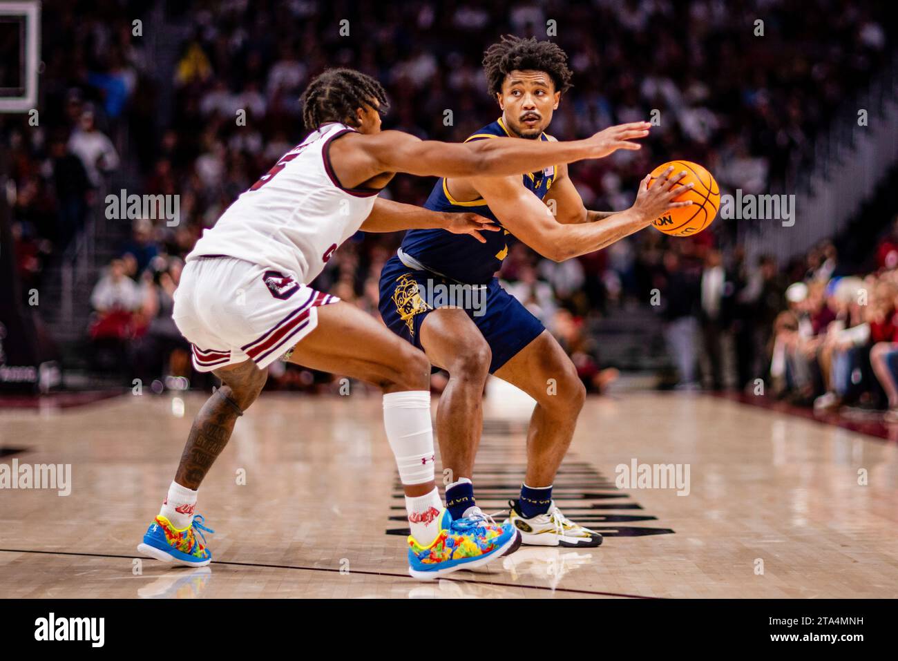 November 28, 2023: South Carolina Gamecocks guard Meechie Johnson (5 ...