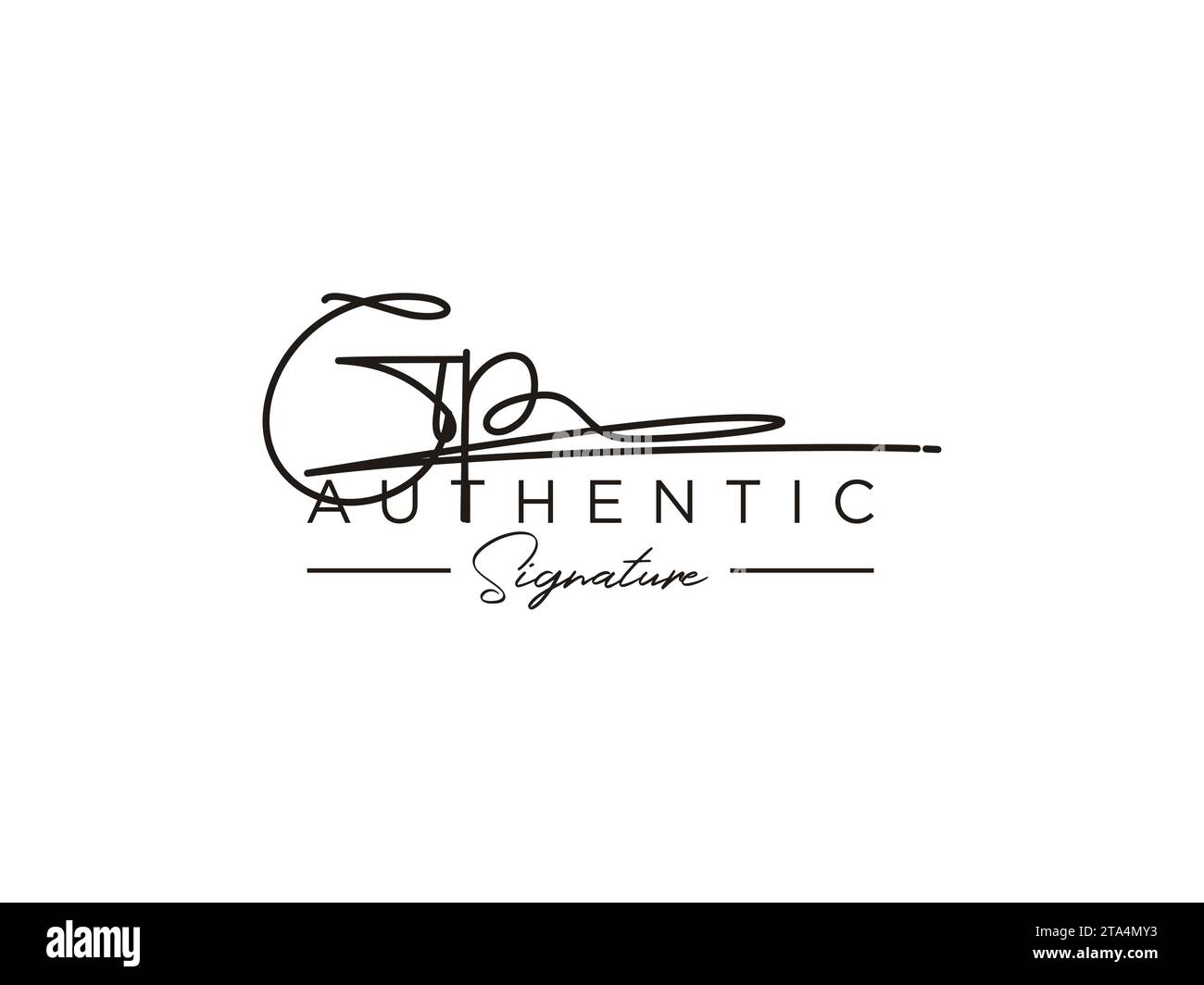 Letter gp vector vectors Cut Out Stock Images & Pictures - Alamy