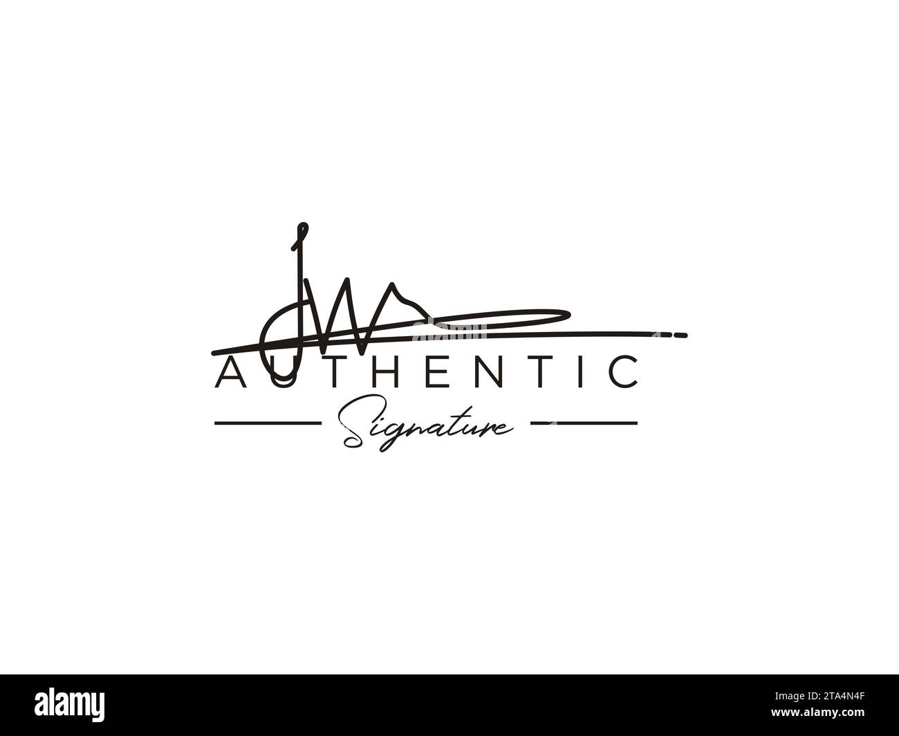 Jw signature hi-res stock photography and images - Alamy