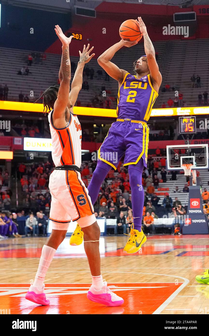SYRACUSE, NY - NOVEMBER 28: LSU Tigers Guard Mike Williams III (2 ...