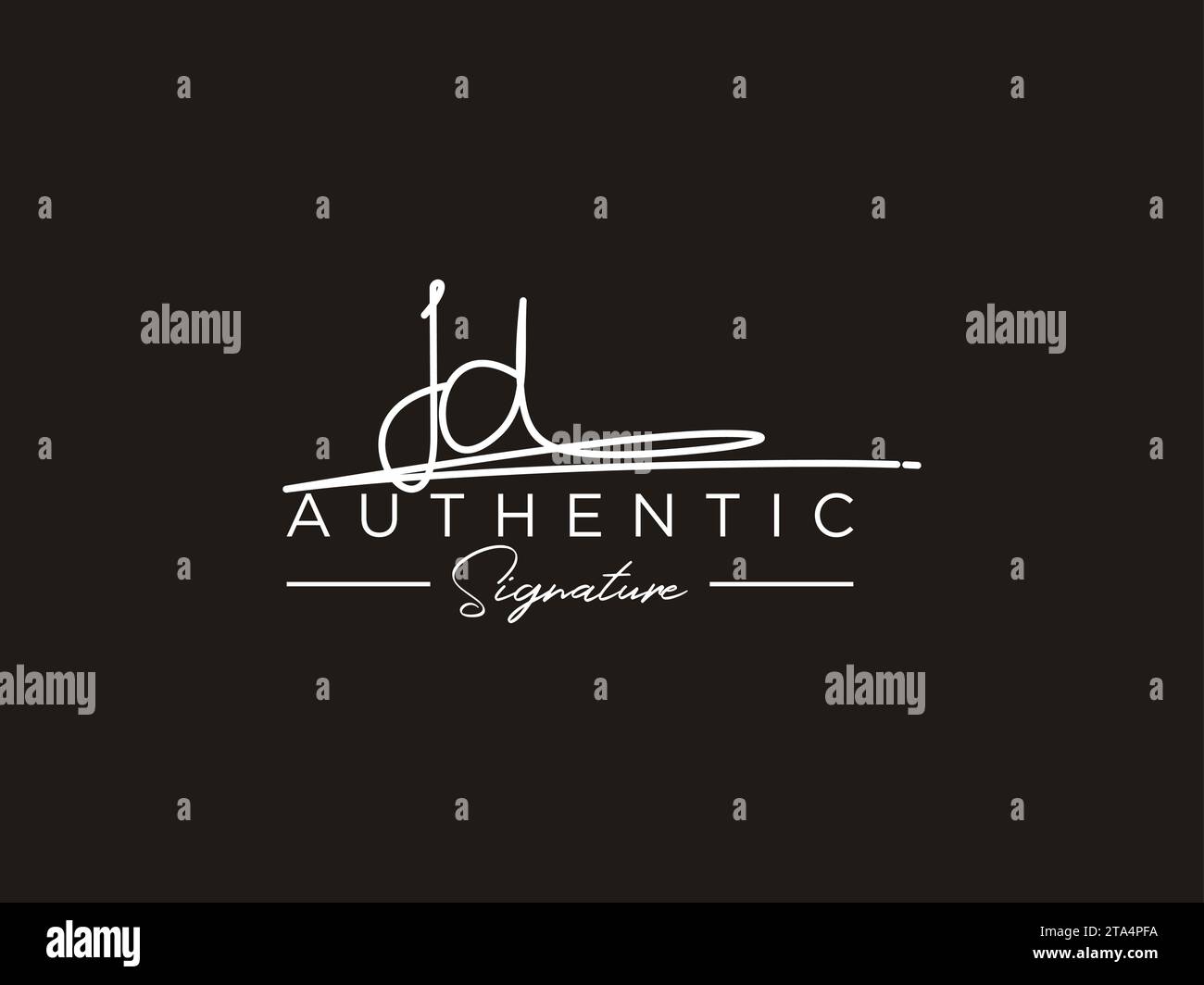 Jd signature hi-res stock photography and images - Alamy