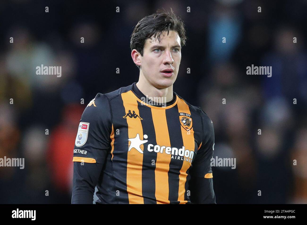 Alfie Jones #5 of Hull City during the Sky Bet Championship match Hull ...