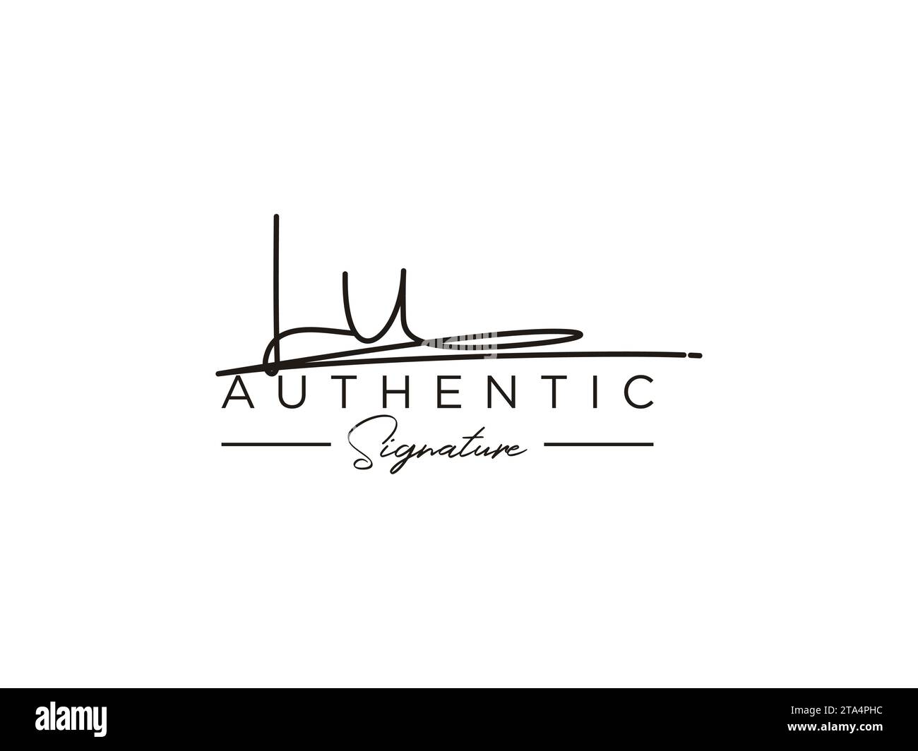 Letter lu vector vectors hi-res stock photography and images - Alamy