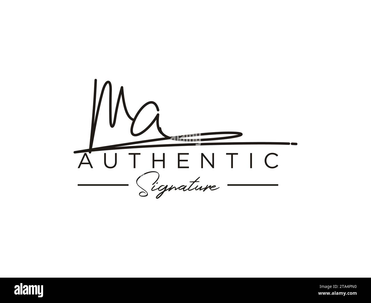 Ma signature hi-res stock photography and images - Alamy