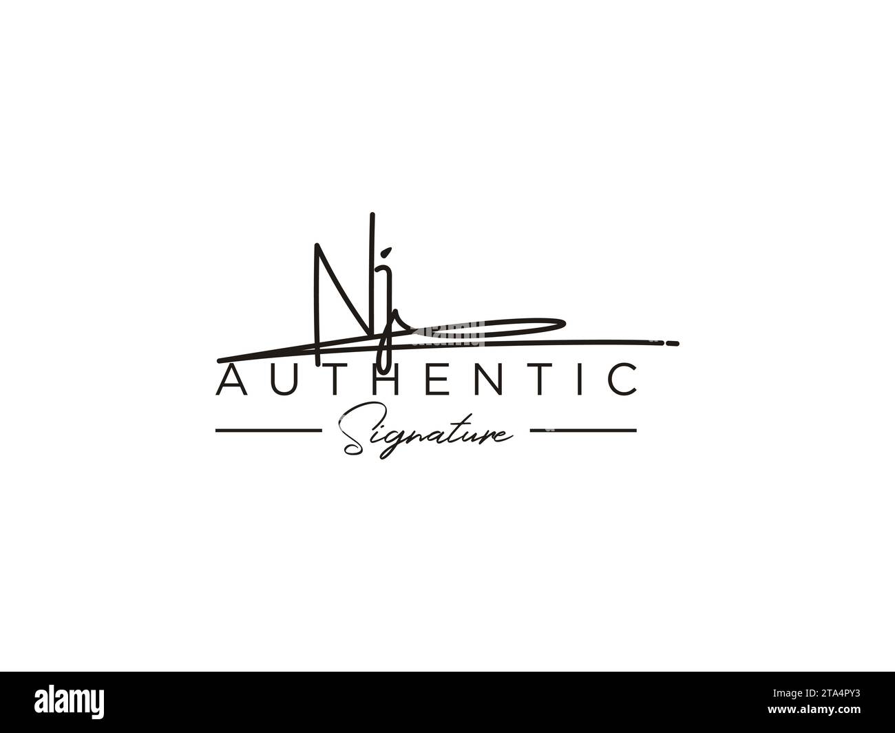 Letter nj vector vectors hi-res stock photography and images - Alamy