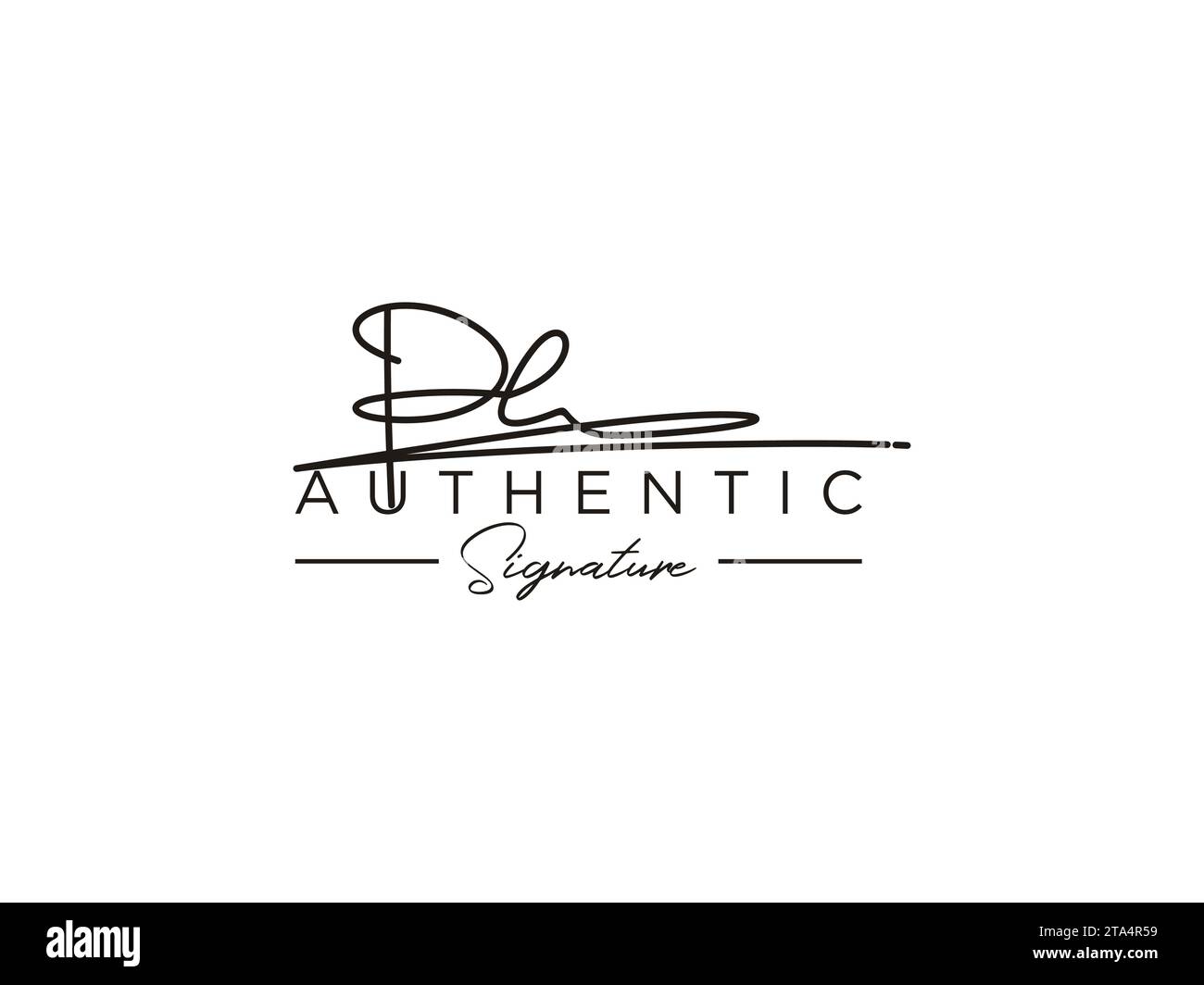 PE Signature Logo Template Vector Stock Vector Image & Art - Alamy
