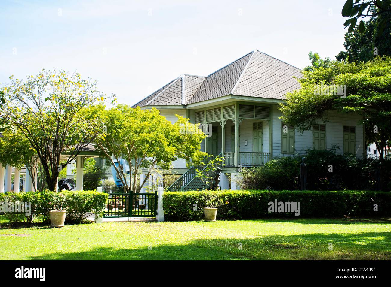 Ancient wooden building and antique wood architecture classic style ...