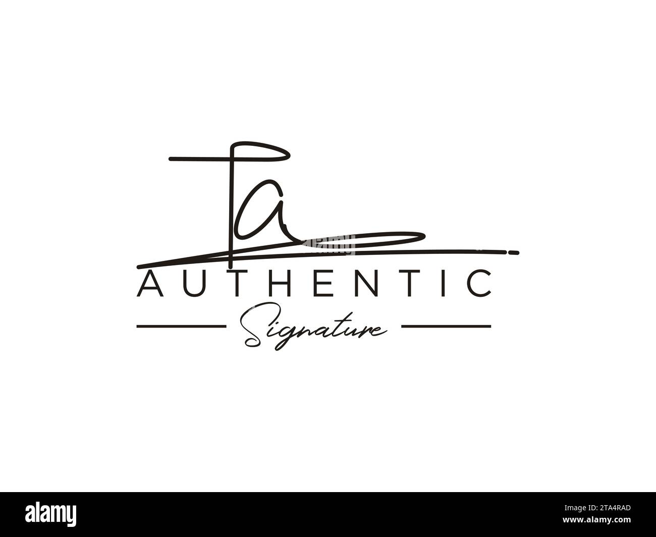 Ta logo vector vectors Stock Vector Images - Alamy