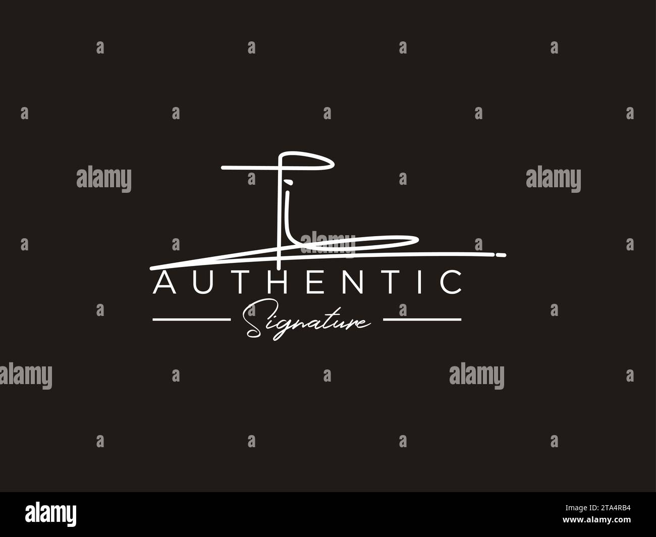 Initial ti logo vector vectors hi-res stock photography and images - Alamy