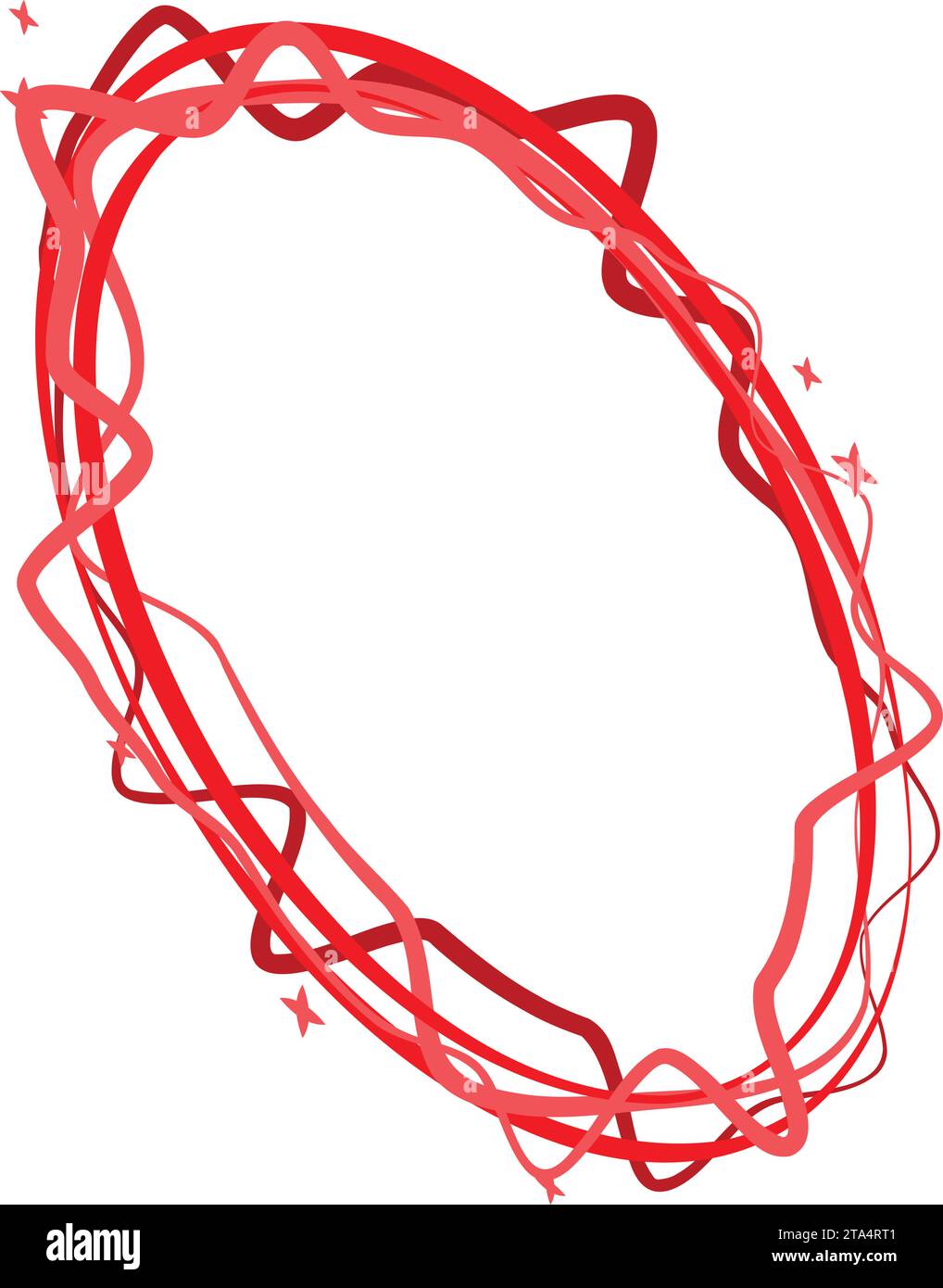 Red glitter portal icon isometric vector. Universe frame laser. Magic ...