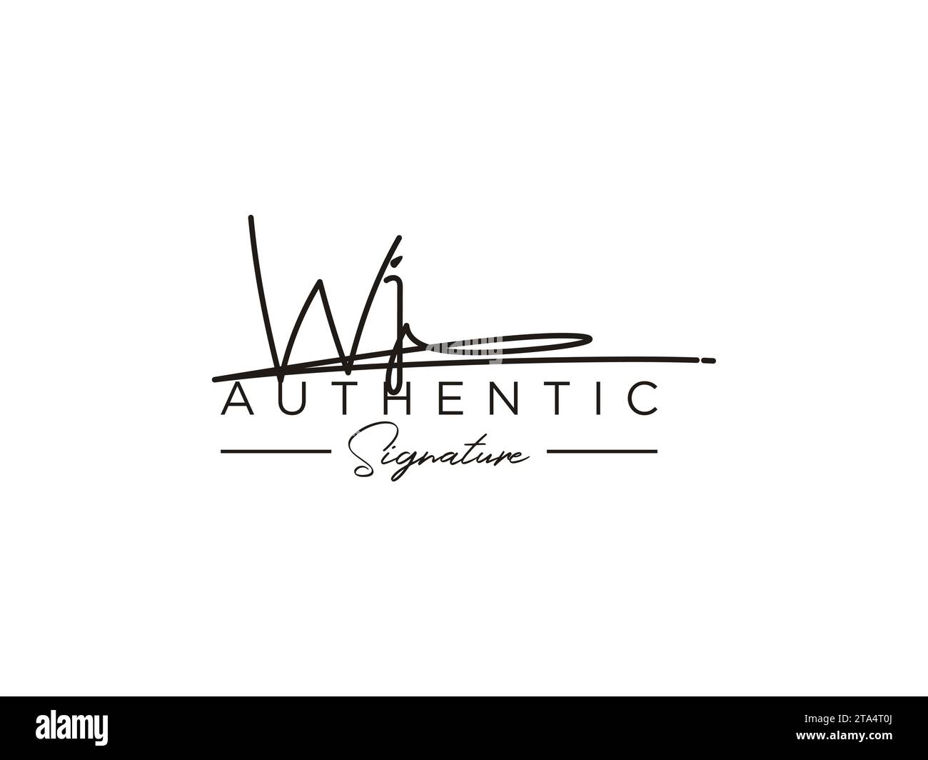 Wj logo vector vectors hi-res stock photography and images - Alamy