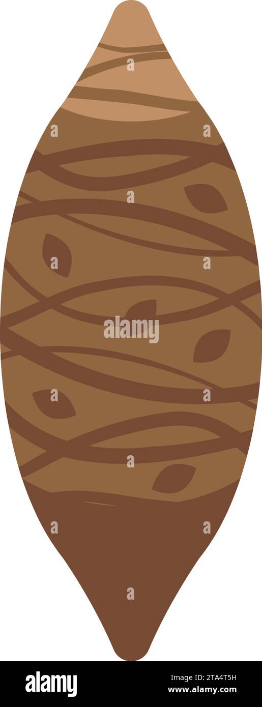 Tree brown cocoon icon isometric vector. Animal bug silk. Insect ...