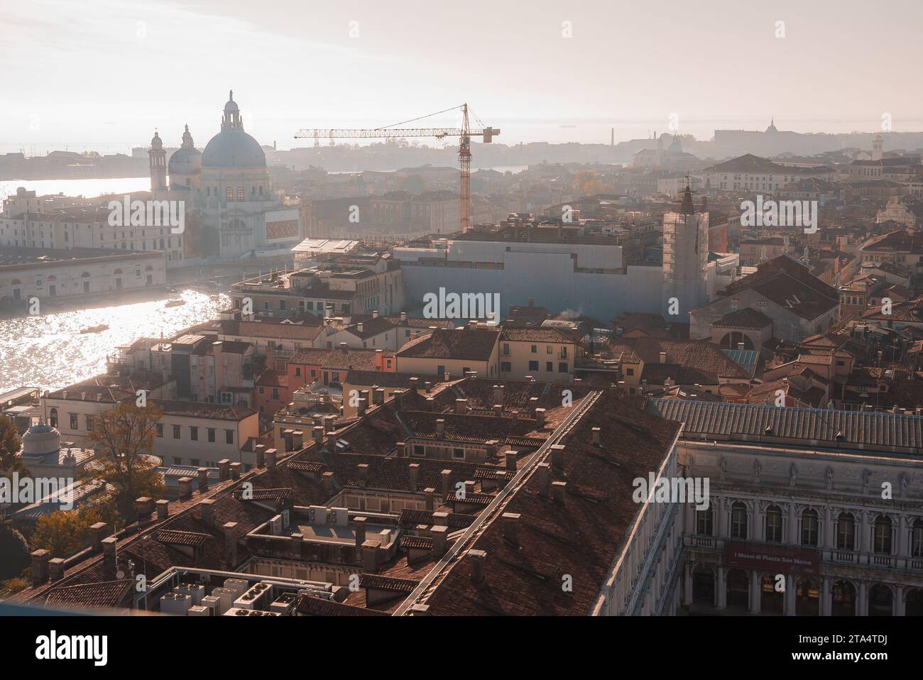 Aerial View of Venice, Italy: Stunning Bird's-Eye Perspective of Canals ...