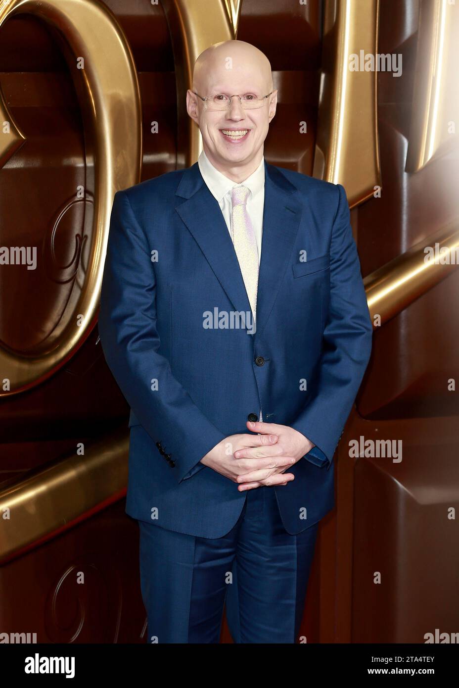 London, UK. 28th Nov, 2023. Matt Lucas attends the "Wonka" World ...