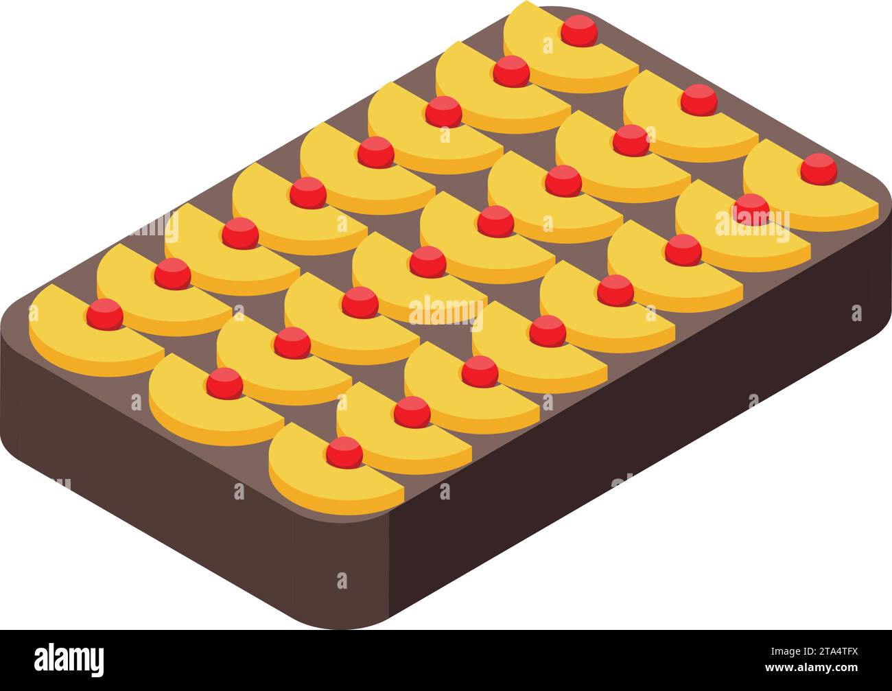 Pastry cake icon isometric vector. Food cream dessert. Fruit home bakery Stock Vector Image ...