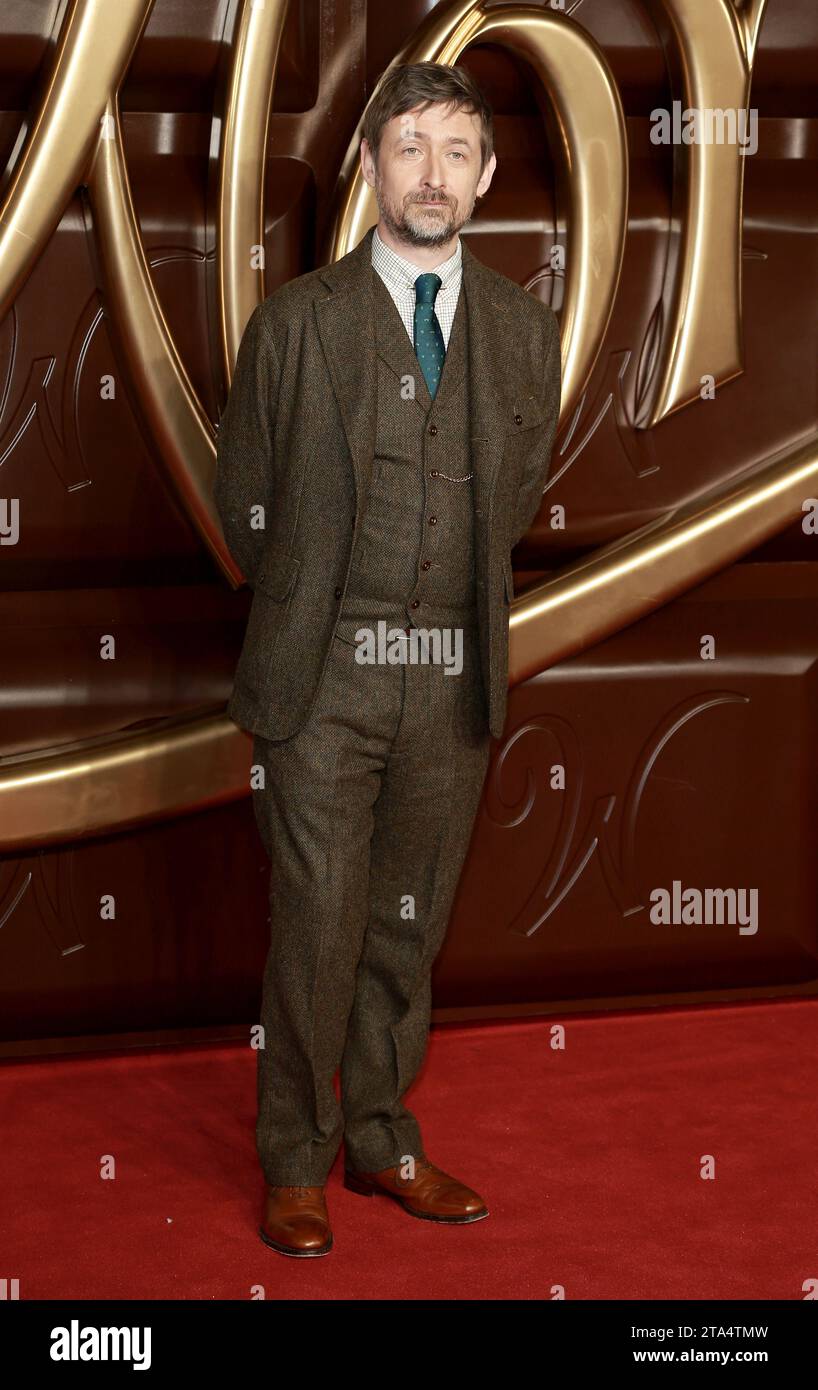 London, UK. 28th Nov, 2023. Neil Hannon attends the "Wonka" World ...