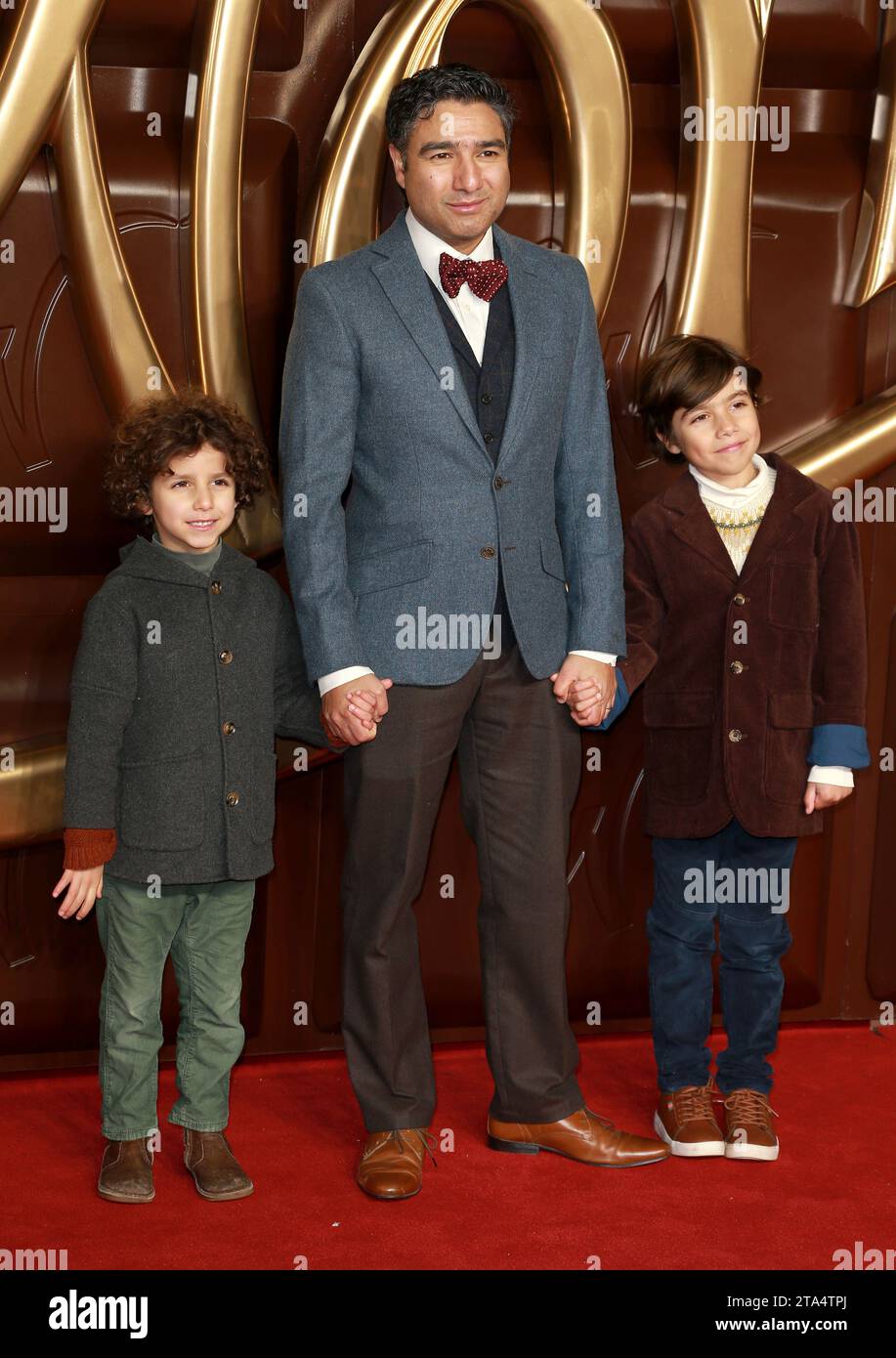 London, UK. 28th Nov, 2023. Nick Mohammed attends the "Wonka" World ...