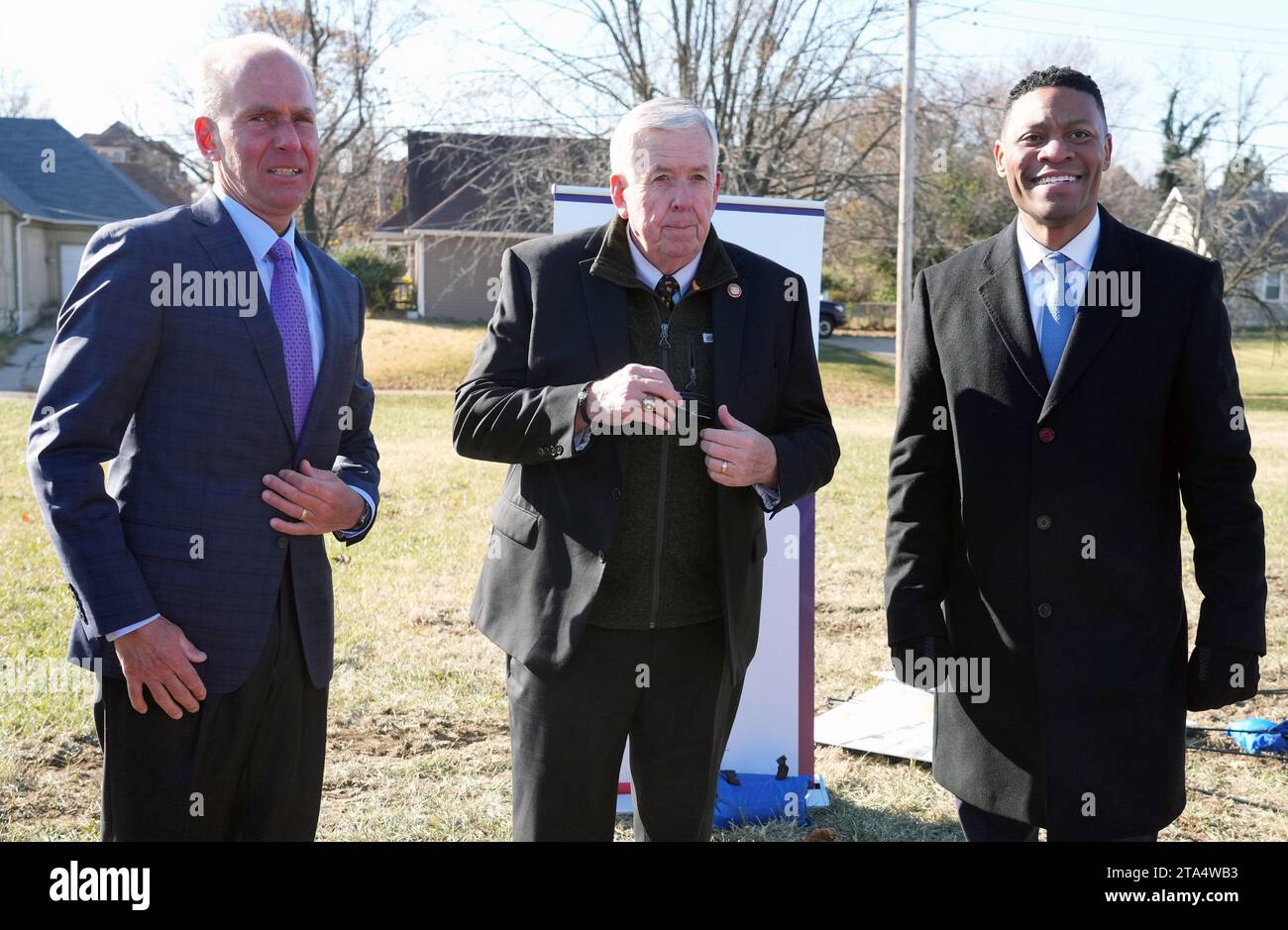 St Louis United States 02nd Dec 2023 Missouri Governor Mike Parson