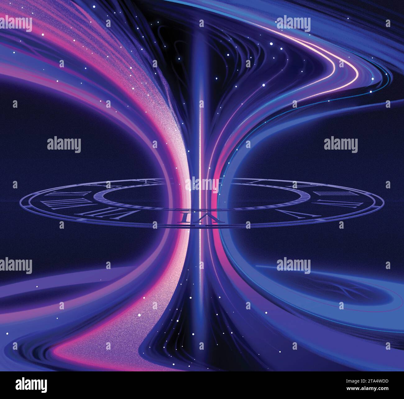 Spacetime, conceptual illustration Stock Photo - Alamy